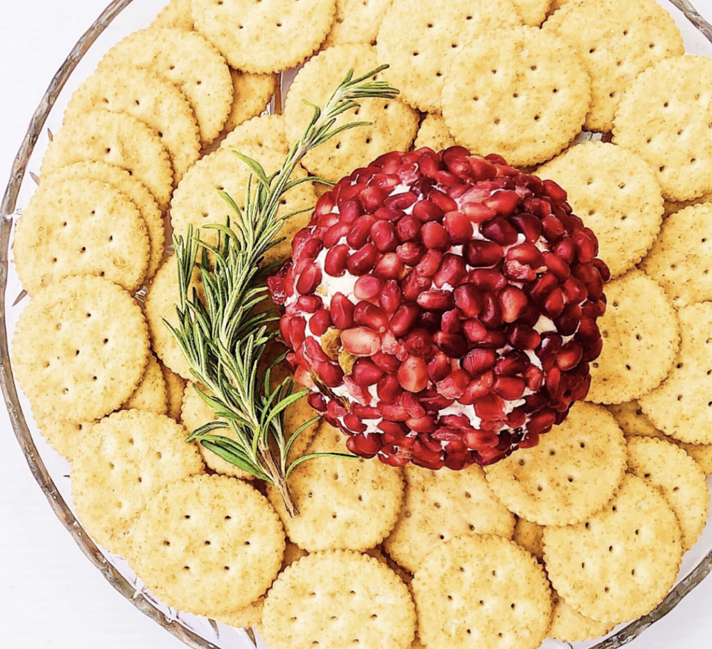 Pomegranate Cheese Ball Appetizer • Diet Culture Rebel
